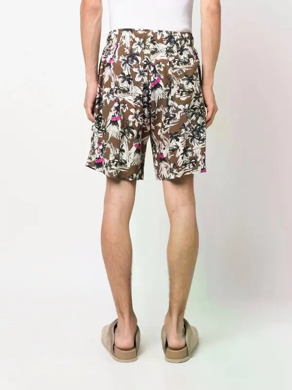 Palm Angels All-over Graphic-print Shorts
