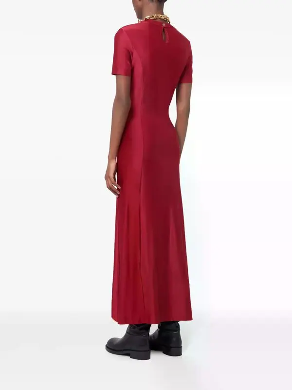 Rabanne Gathe Jersey Maxi Dress