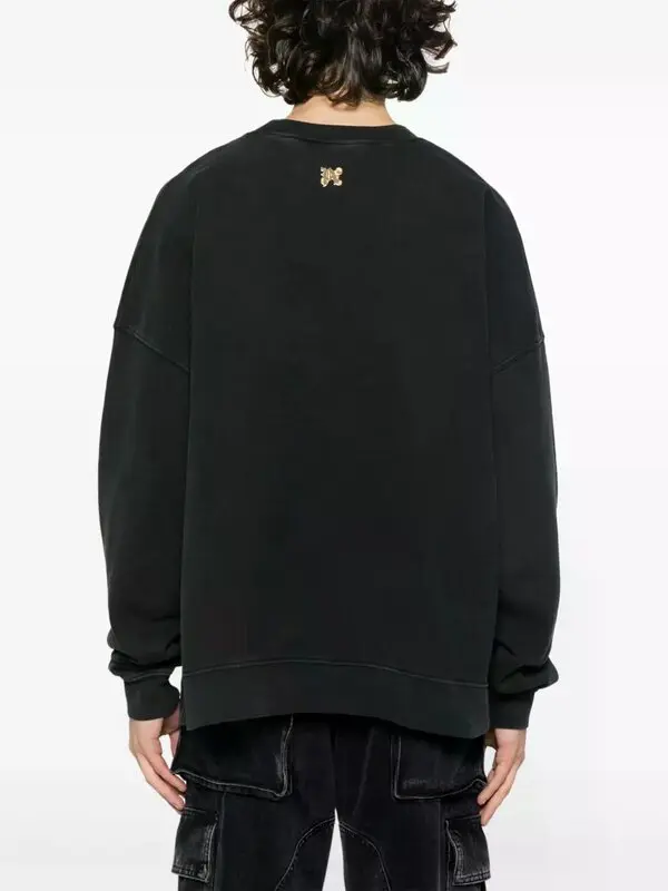 Palm Angels Burning Monogram-print Sweatshirt