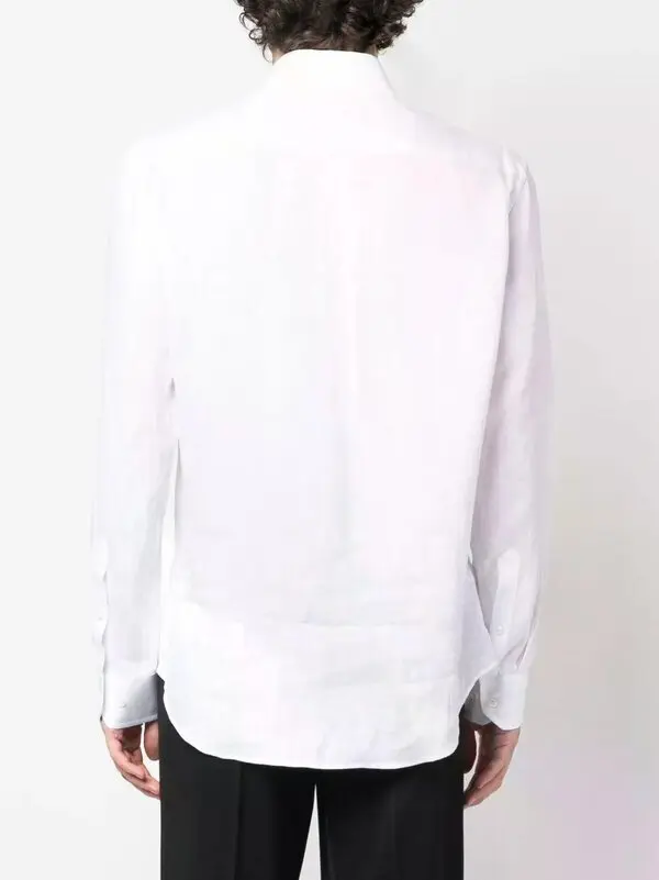 Giorgio Armani Button-up Linen Shirt