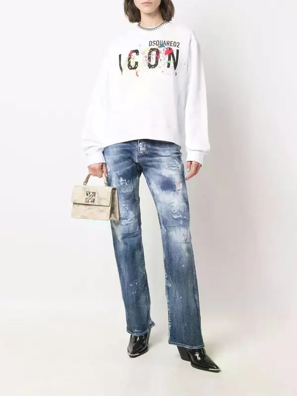 Dsquared2 High-waisted Tie-dye Jeans