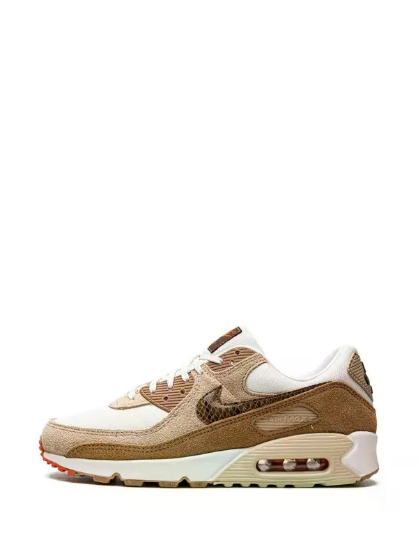 Nike Max 90 "pale Ivory Snakeskin Swoosh" Sneakers