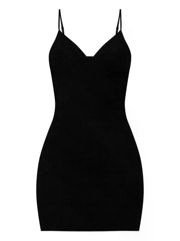 Jacquemus Jersey Mini Dress - Black
