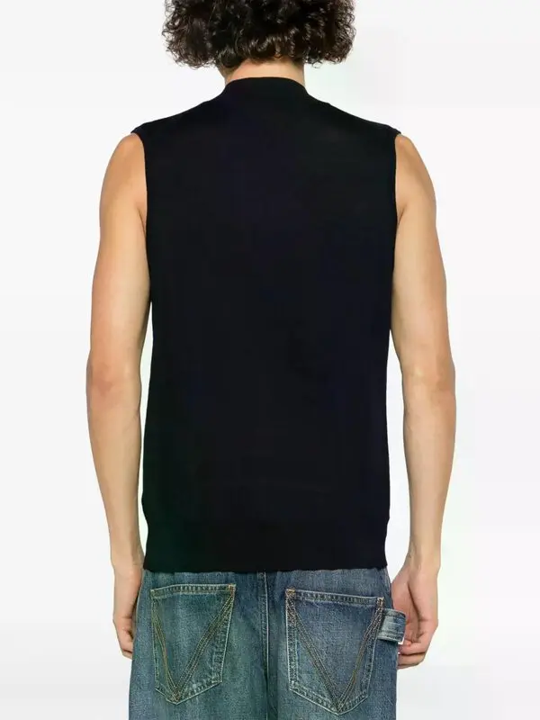 BALLANTYNE Basolan Wool Vest - Blue