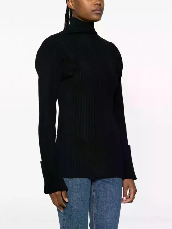 Philosophy Di Lorenzo Serafini Roll-neck Side-slit Top