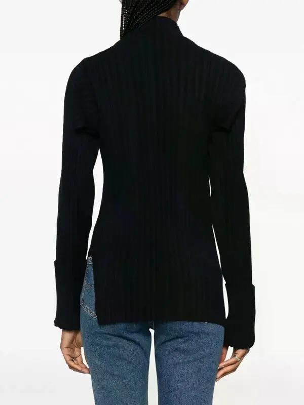 Philosophy Di Lorenzo Serafini Roll-neck Side-slit Top