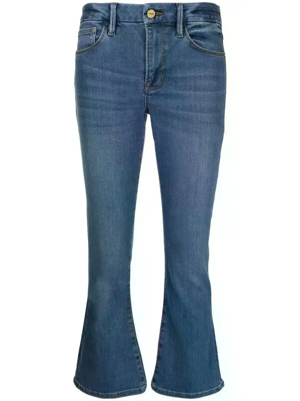 FRAME Low-rise Flared Jeans