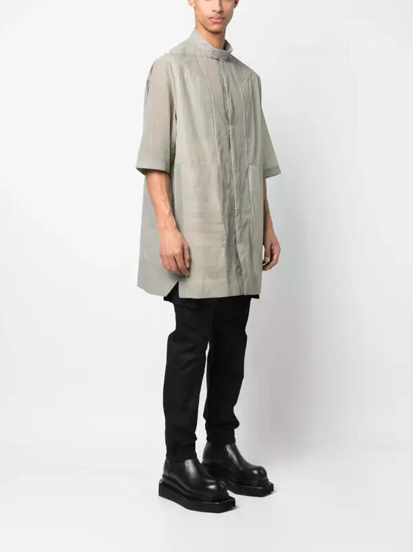 Rick Owens Semi-sheer Short-sleeve Shirt