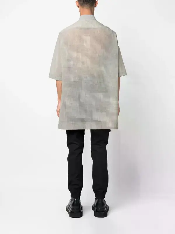 Rick Owens Semi-sheer Short-sleeve Shirt