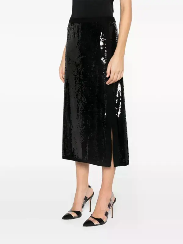 TWINSET Sequined Midi Skirt