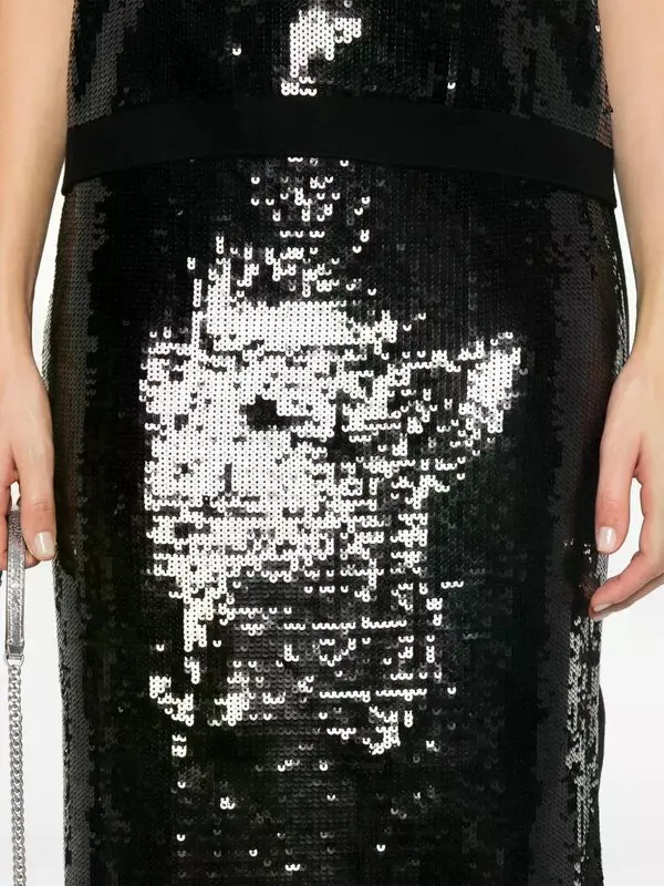 TWINSET Sequined Midi Skirt