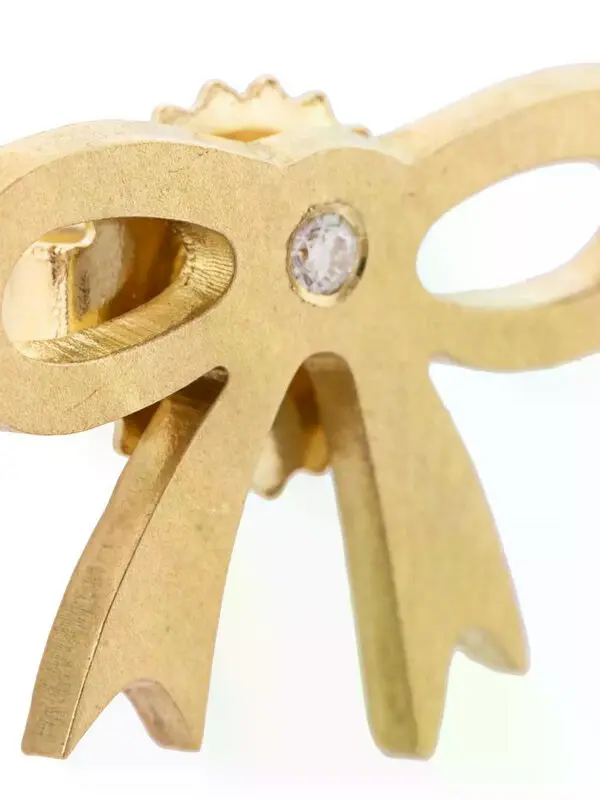 Irene Neuwirth 18kt Yellow Bow Stud Earrings