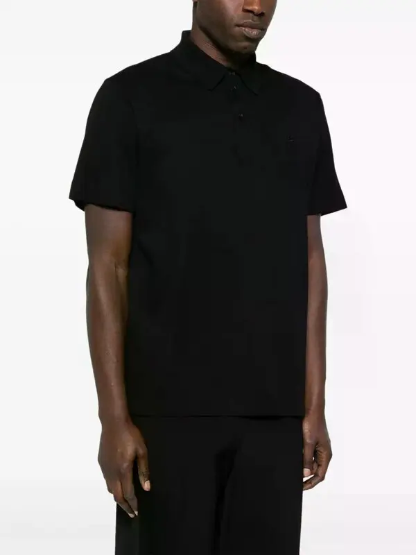 Givenchy Embroidered-monogram Cotton Polo Shirt