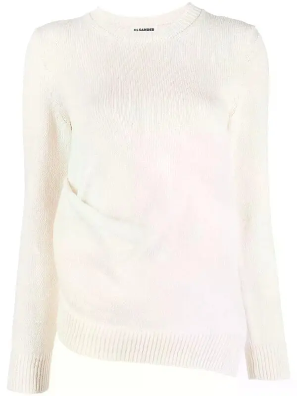 JIL SANDER Fine-knit Long-sleeve Jumper - Neutrals