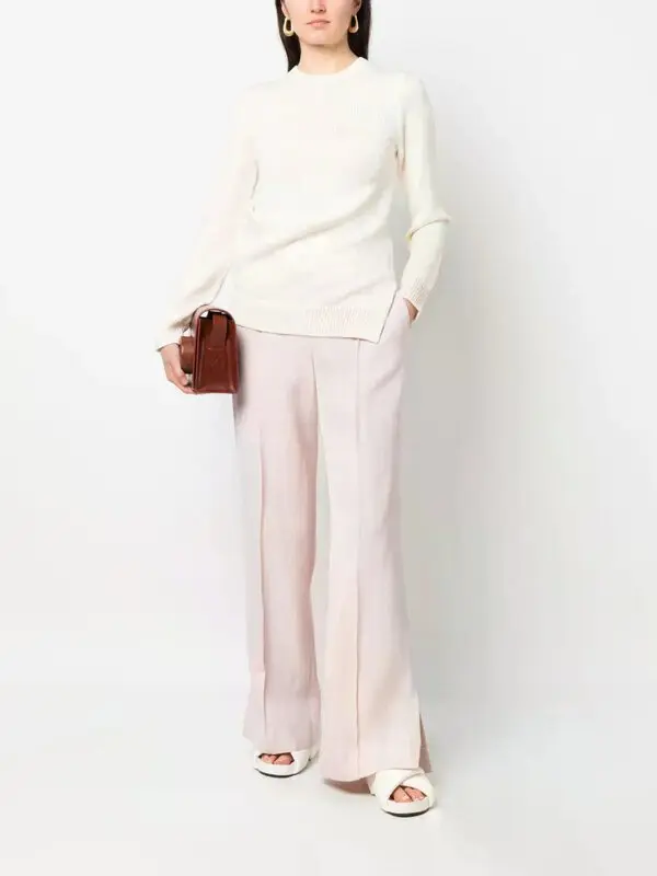 JIL SANDER Fine-knit Long-sleeve Jumper - Neutrals
