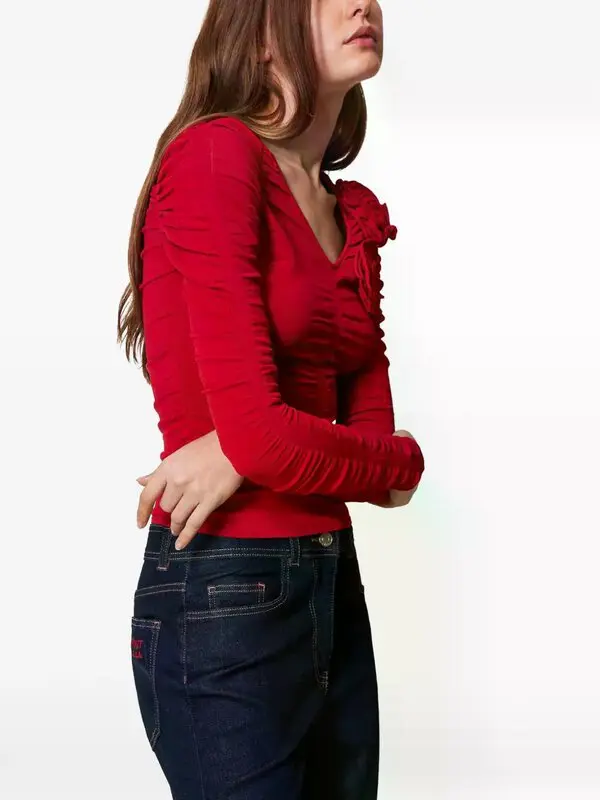 TWINSET Flower-detailing Top