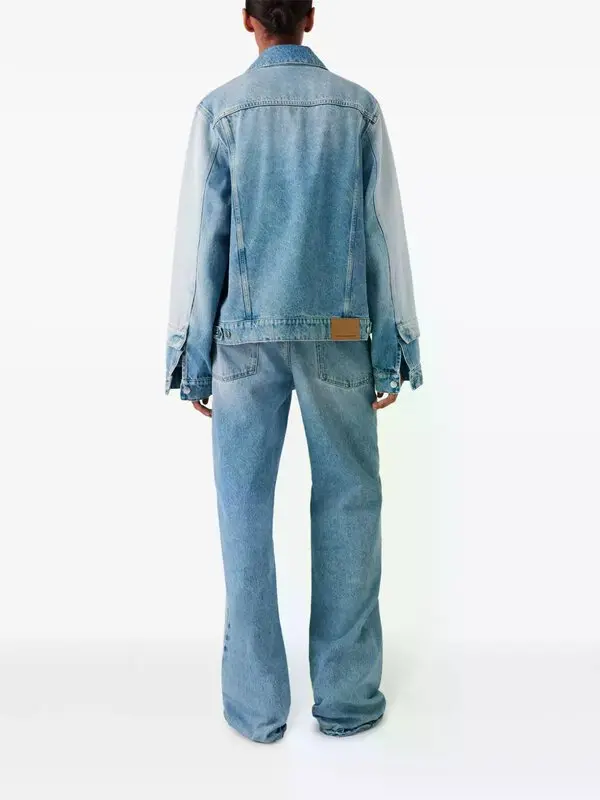 Stella McCartney Two-tone Straight Leg Jeans