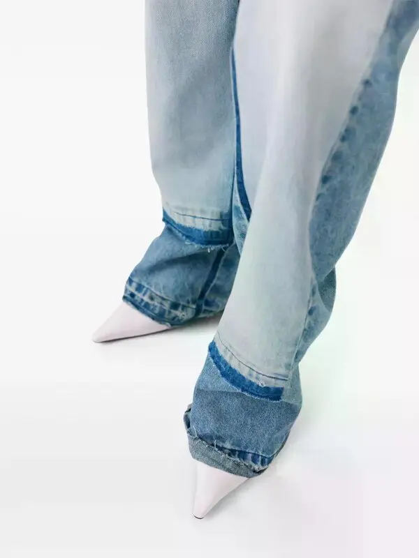 Stella McCartney Two-tone Straight Leg Jeans