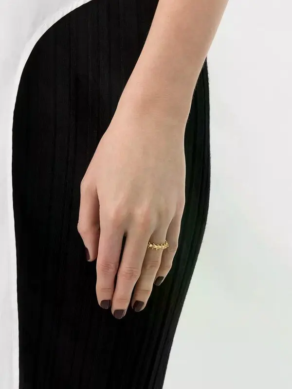 SHAUN LEANE Serpent Trace Band Ring - Gold