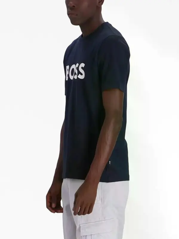 BOSS Logo-print Cotton T-shirt