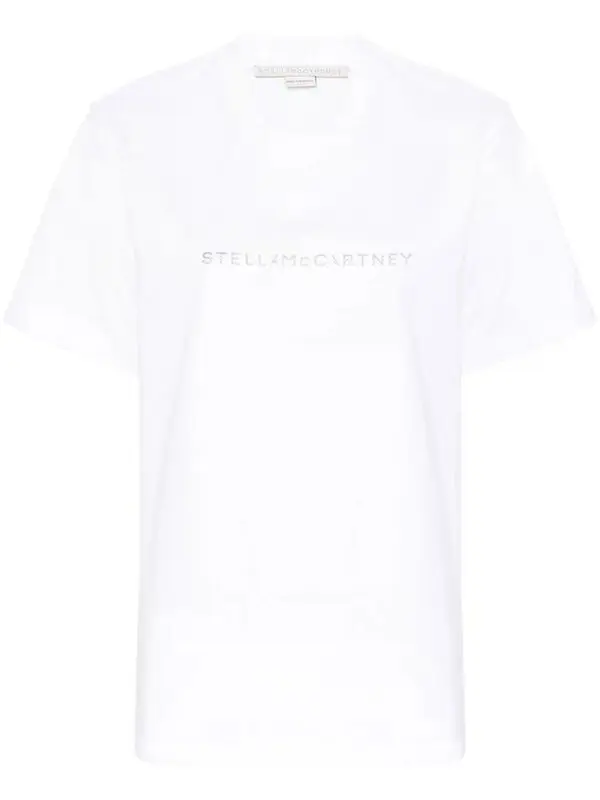 Stella McCartney Logo-print Cotton T-shirt - White