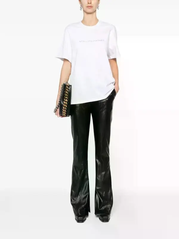 Stella McCartney Logo-print Cotton T-shirt - White