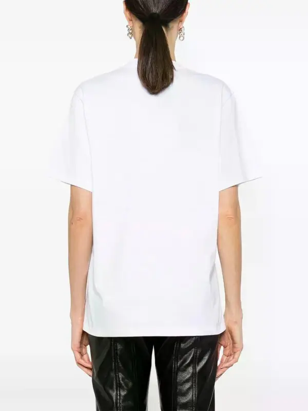 Stella McCartney Logo-print Cotton T-shirt - White
