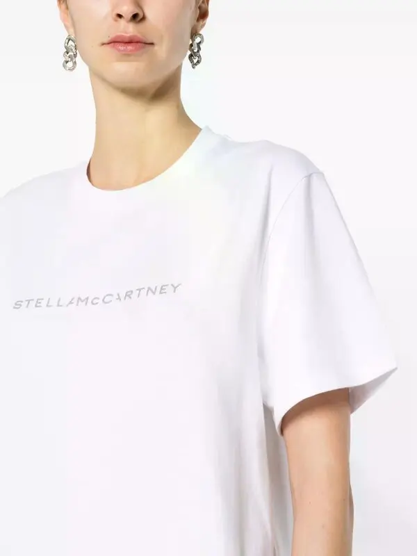 Stella McCartney Logo-print Cotton T-shirt - White