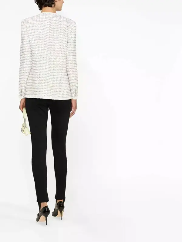 Alessandra Rich Round-neck Buttoned Jacket