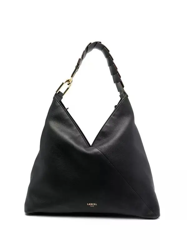 LANCEL Pagode Leather Shoulder Bag - Black
