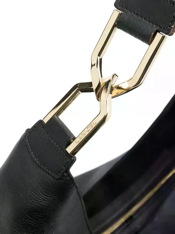 LANCEL Pagode Leather Shoulder Bag - Black