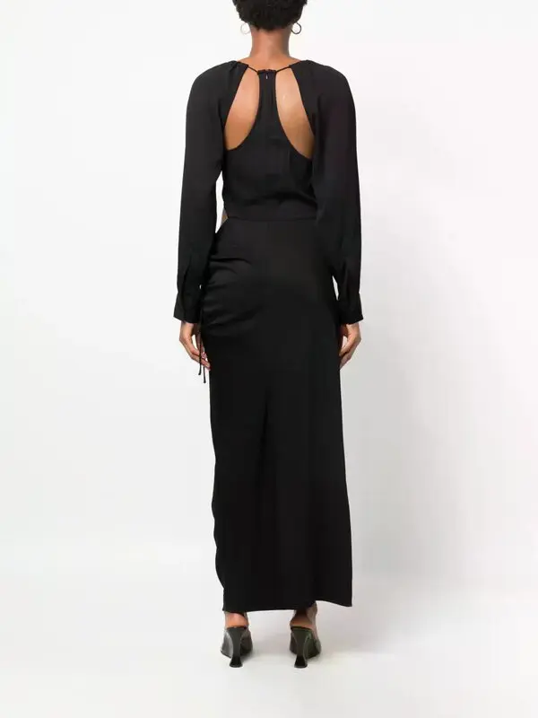 Christopher Esber Cut-out Long-sleeved Dress