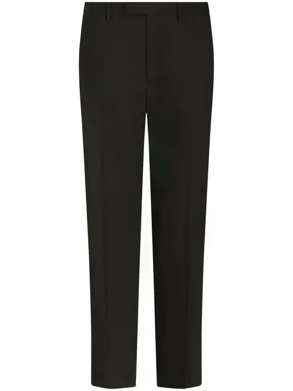 Etro Pressed-crease Tailored Trousers - Black