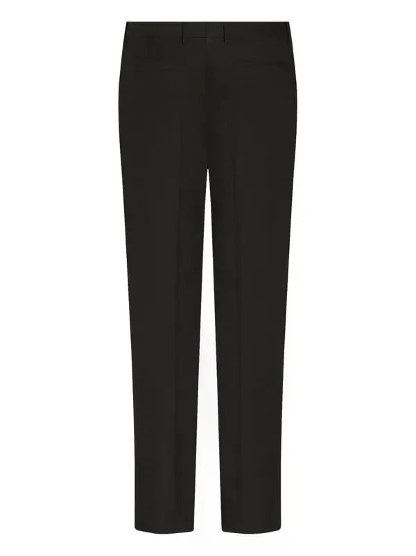 Etro Pressed-crease Tailored Trousers - Black