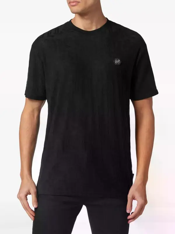 Philipp Plein Monogram-pattern Cotton T-shirt