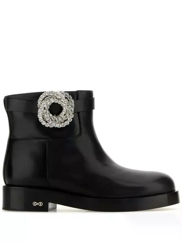 Mach & Mach Glaaxy Leather Boots