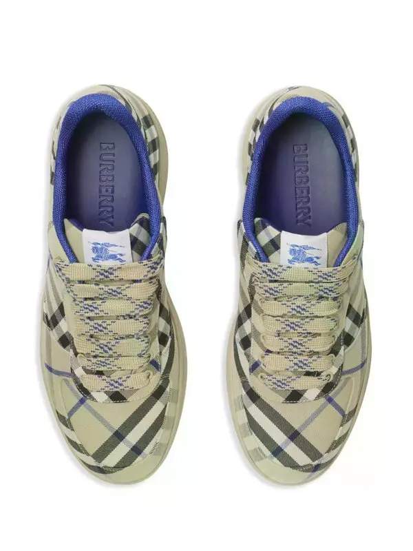 Burberry Terrace Vintage Check Low-top Sneakers - Neutrals