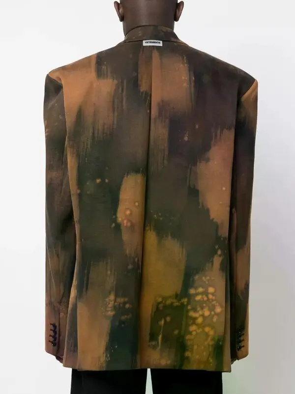 Vetements Overbleached Single-breasted Blazer