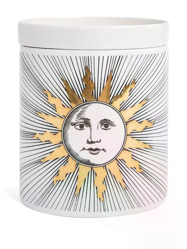 FORNASETTI Nel Mentre Soli Decor Immaginazione Candle - Gold