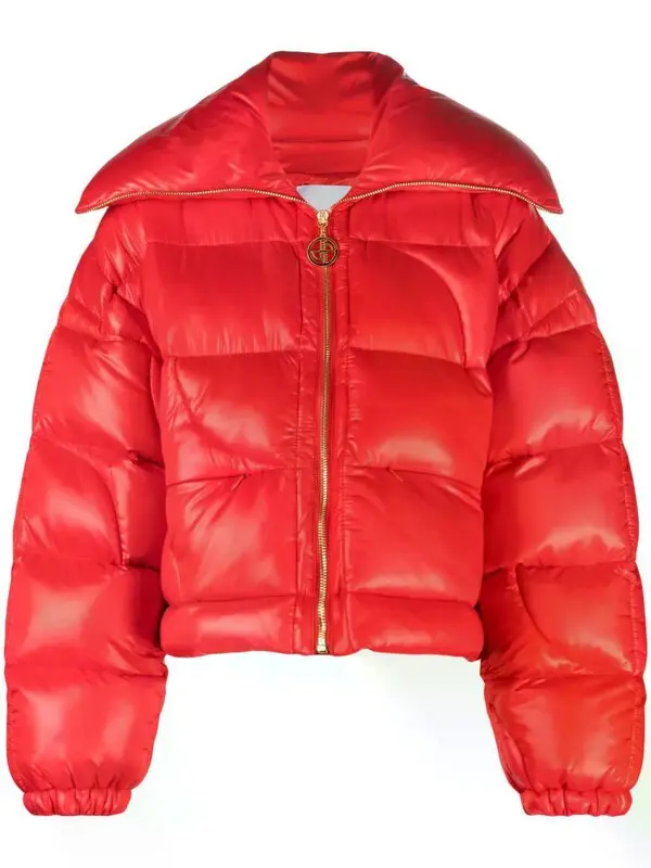 PATOU Cropped Puffer Jacket - Red
