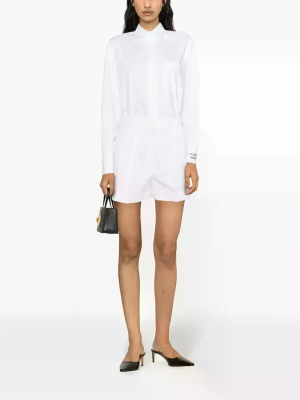 Moschino Chest-pocket Poplin Shirt - White