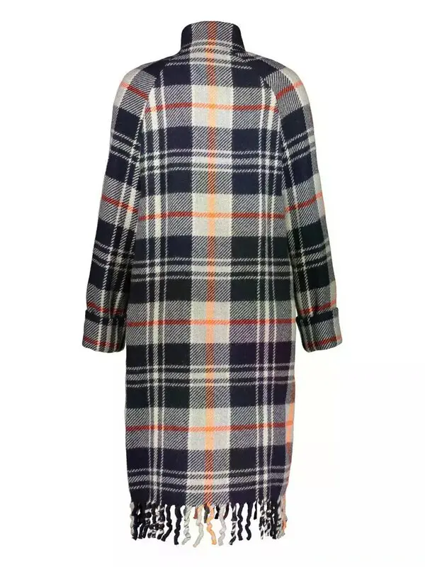 Kenzo Checked Wool Coat