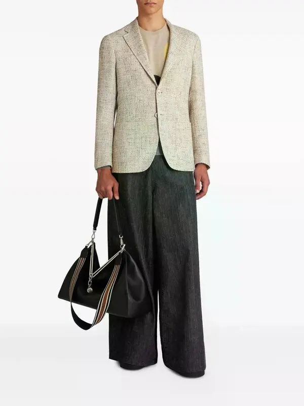 Etro Single-breasted Bouclé Blazer - Neutrals