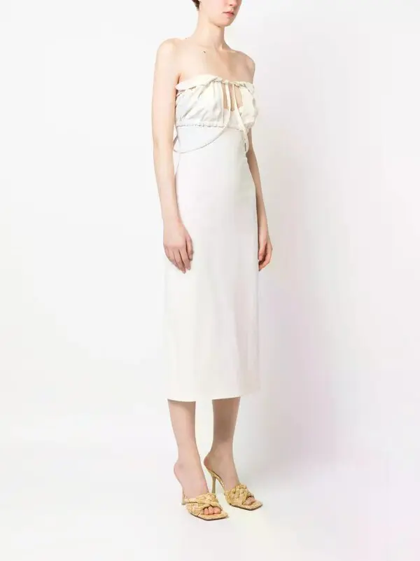 Jacquemus Tailored Strapless Dress