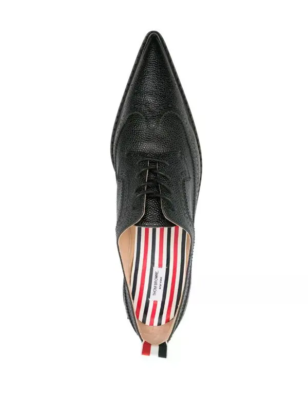 Thom Browne Pointed-toe Leather Brogues