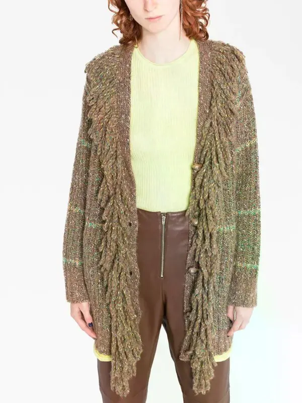 Stella McCartney Cable-knit Tweed Cardigan-coat