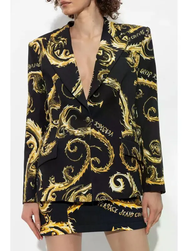 Versace Barocco-print Blazer