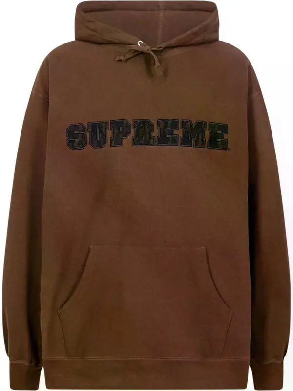 Supreme Lace-detail Logo Hoodie