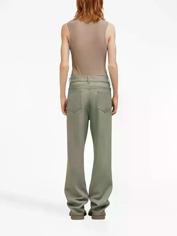 AMI Paris Wool Straight-leg Trousers
