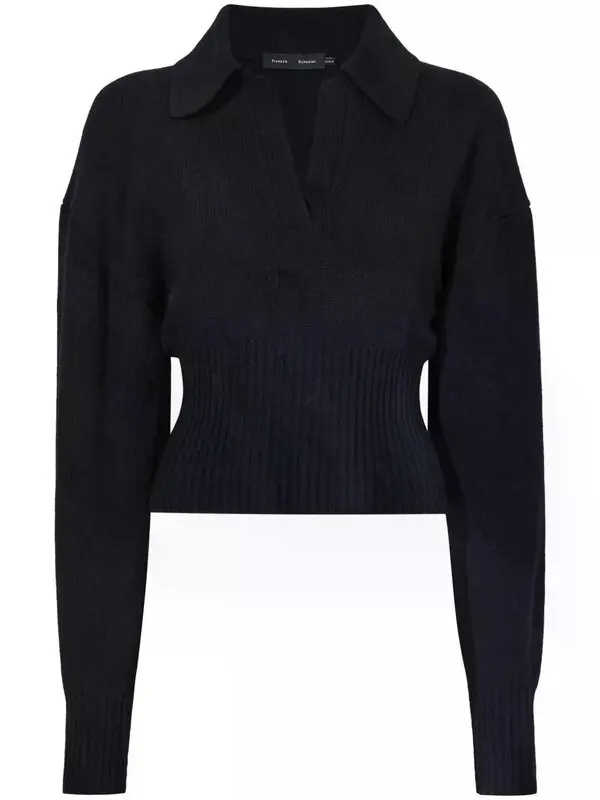 Proenza Schouler V-neck Cashmere Jumper - Black